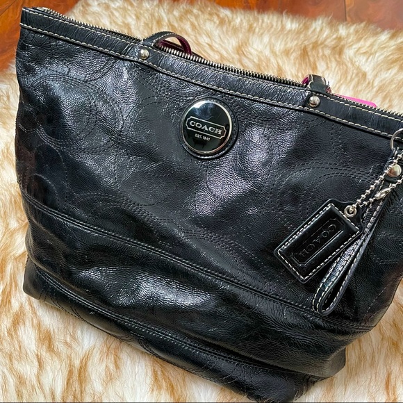 Coach | Bags | Coach Embossed Leather Purse | Poshmark